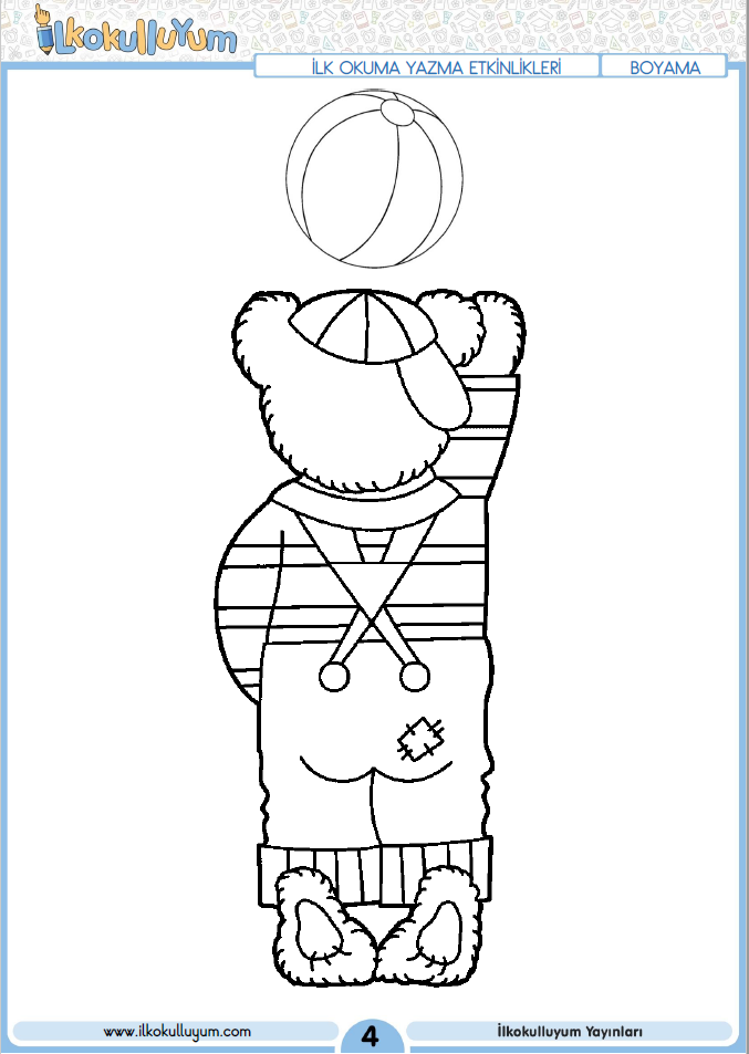 1 Sinif İ Sesi̇ Boyama Sayfalari İlkokulluyum