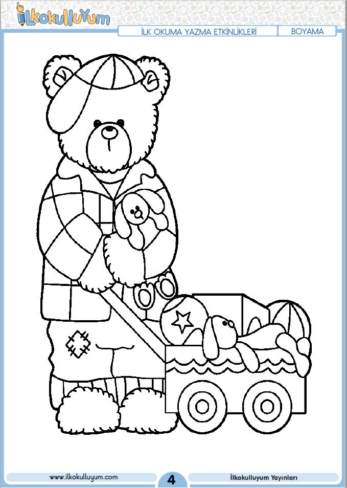 1 Sinif L Sesi̇ Boyama Sayfalari İlkokulluyum